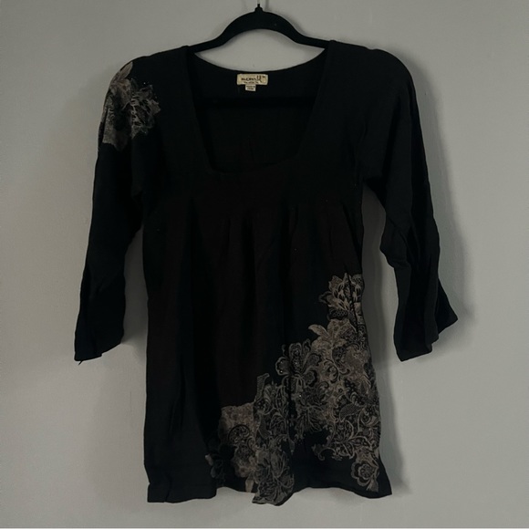 ONE WORLD | Sweaters | One World Womens Sweater With Floral Design And ...